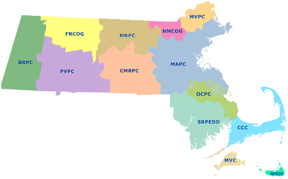 Regional Planning Agencies in MA
